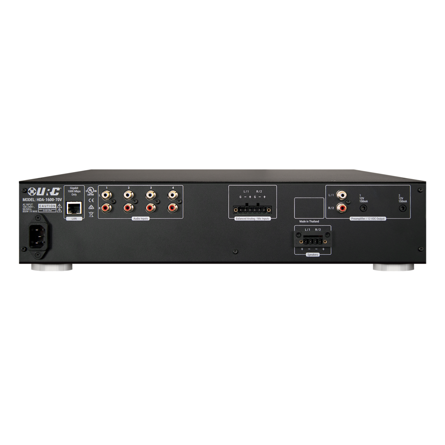 Low-Z / 70 Volt Amplifier - URC Automation
