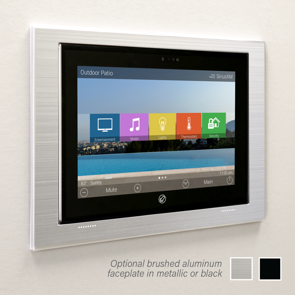 8-inch In-Wall Touch Screen with Voice Control - URC Automation