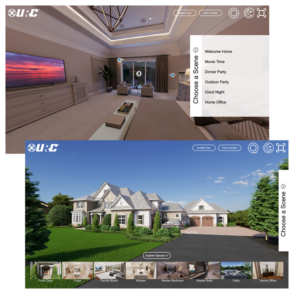 URC Launches Virtual Smart Home Experience - URC Automation